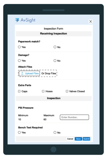 Digital Inspection Forms - AvSight Product Tour - AvSight
